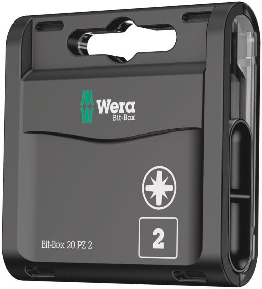 Wera Bit-Box 20 set bitova PZ 2 x 25 mm, 20 komada, 05057760001