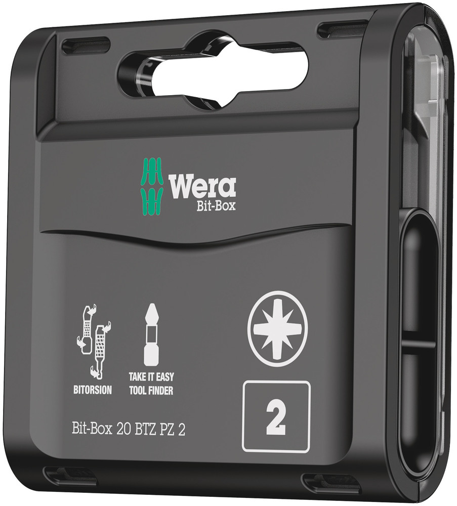 Wera Bit-Box 20 set bitova BTZ PZ 2 x 25 mm, 20 komada, 05057761001