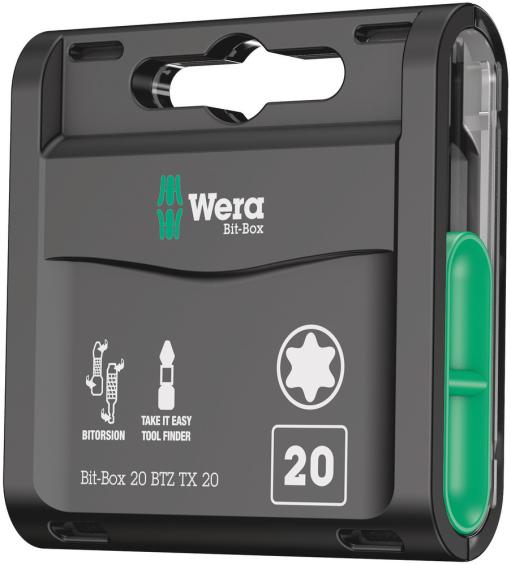 Wera Bit-Box 20 set bitova BTZ TX, TX 20 x 25 mm, 20 komada, 05057771001