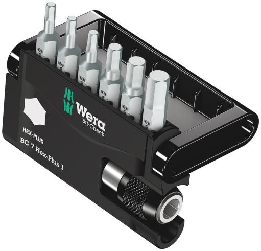 Wera Bit-Check 7 Hex-Plus set bitova, 7 komada, 05056168001