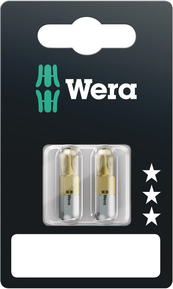 Wera 855/1 TiN bit, PZ 3 x 25 mm, 2 komada, 05073518001