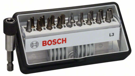 18+1-delni set Robust Line bitova odvrtača L ekstra tvrdi Bosch 2607002569, 25 mm, 18+1-delni