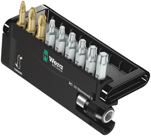 Wera Bit-Check 10 Universal 2 set bitova, 10 komada, 05134200001