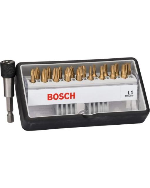 Bosch 18+1-delni set Robust Line bitova odvrtača L Max Grip 25 mm, 18+1-delni - 2607002581