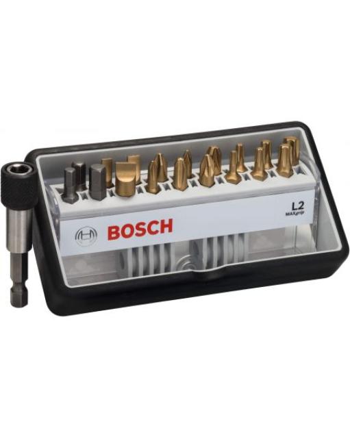 Bosch 18+1-delni set Robust Line bitova odvrtača L Max Grip 25 mm, 18+1-delni - 2607002582