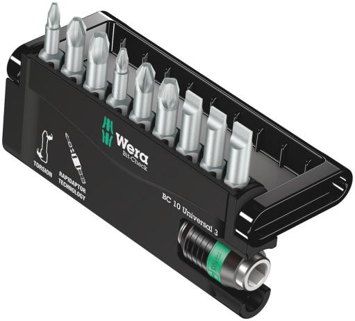 Wera Bit-Check 10 set bitova, 10 komada, 05056375001