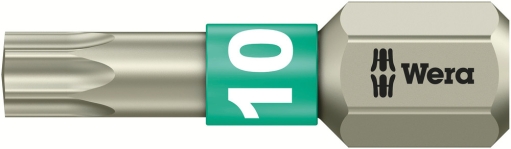 Wera 3867/1 TS TORX® bit, nerđajući, TX 10 x 25 mm, 05071032001