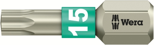 Wera 3867/1 TS TORX® bit, nerđajući, TX 15 x 25 mm, 05071033001