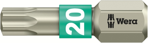 Wera 3867/1 TS TORX® bit, nerđajući, TX 20 x 25 mm, 05071034001