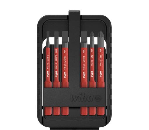 Wiha 43157 slimBit VDE set bitova Slotted, Pozidriv 7 delova, sa kutijom