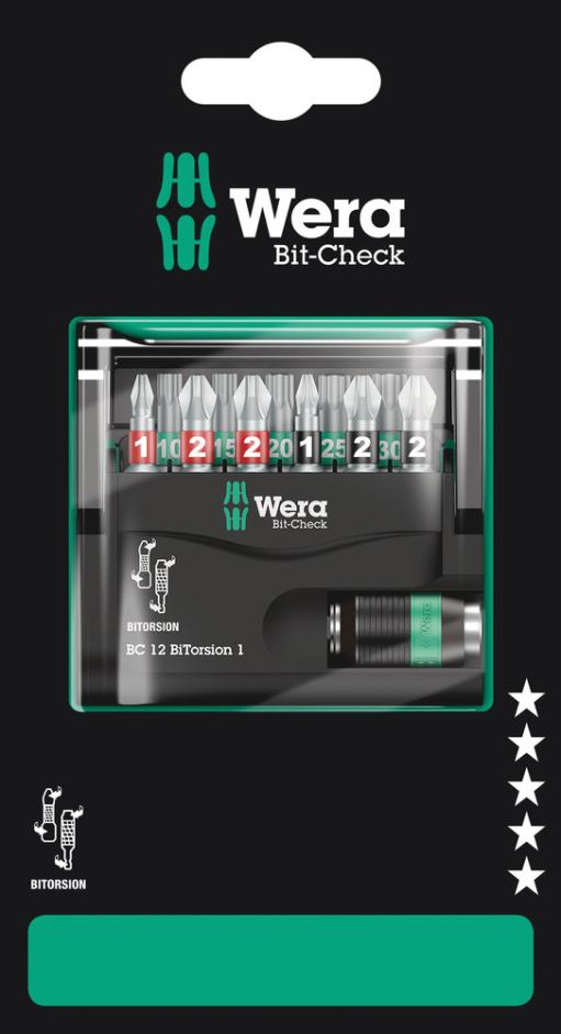 Wera Bit-Check 12 BiTorsion 12 komada;, 05136385001