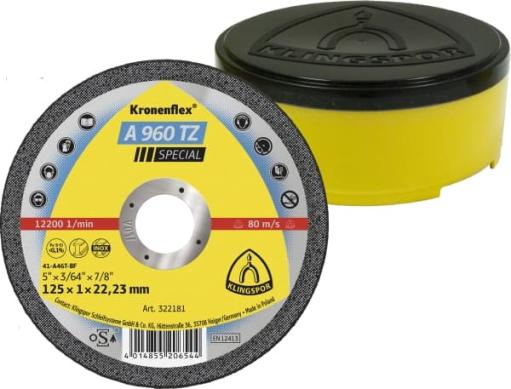 Klingspor A 960 TZ Special Kronenflex® rezna ploča, 322181, 125 mm