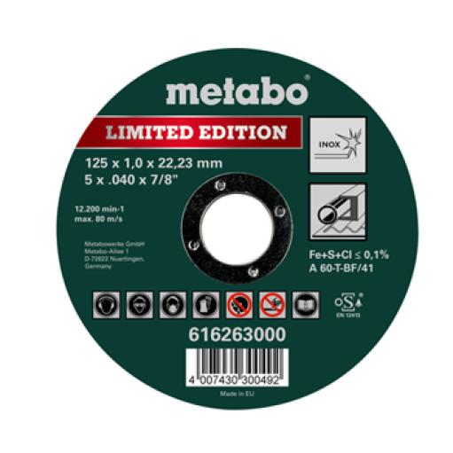 Metabo Limited Edition metal/inox 125x1 mm, 616263000