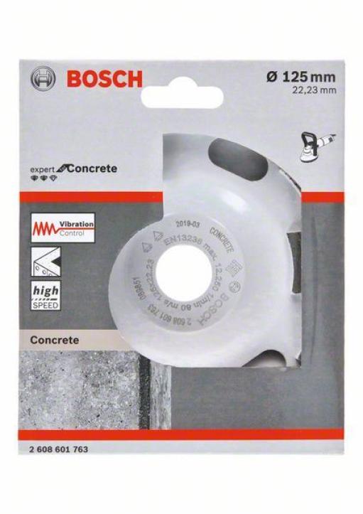 Expert for Concrete High Speed dijamantska lončasta ploča za brušenje Bosch 2608601763, 125 x 22,23 x 5 mm