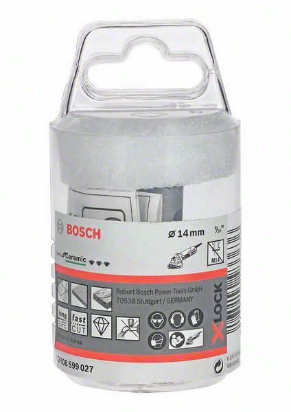 X-LOCK dijamantski sekač Best for Ceramic Dry Speed 14x30 Bosch 2608599027, 14 x 30 mm