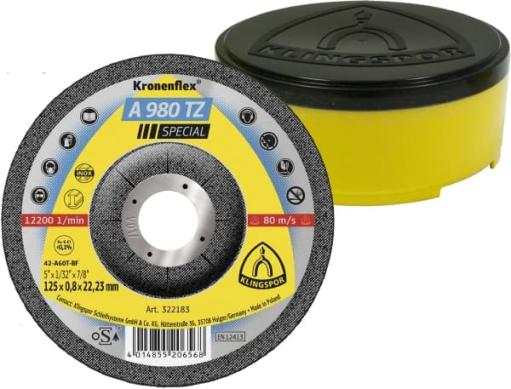 Klingspor A 980 TZ Special Kronenflex® rezna ploča, 322182, 115 mm