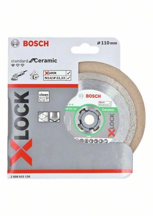 X-LOCK Standard for Ceramic dijamantska rezna ploča 110x22,23x1,6x7,5 Bosch 2608615136, 110 x 22,23 x 1,6 x 7,5 mm