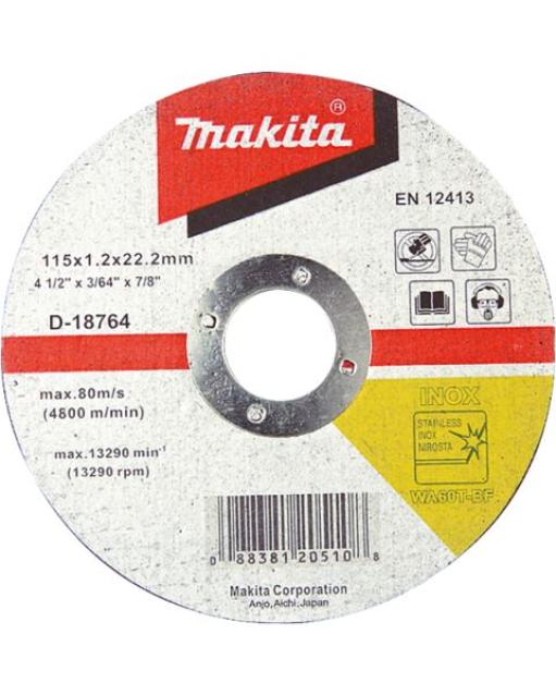 Makita Brusni disk sa presovanim centrom D-18845