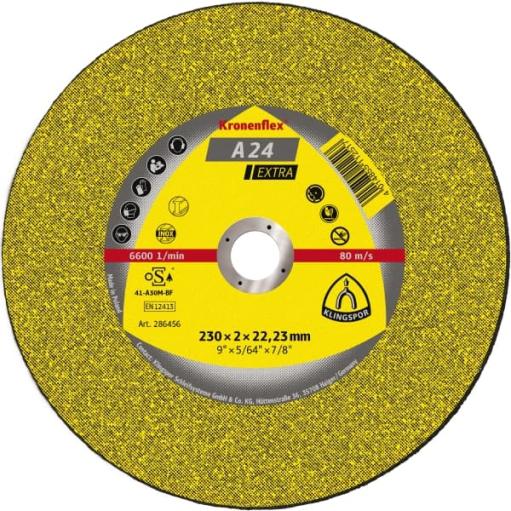 Klingspor A 24 Extra Kronenflex® rezna ploča, 209014, 115 mm