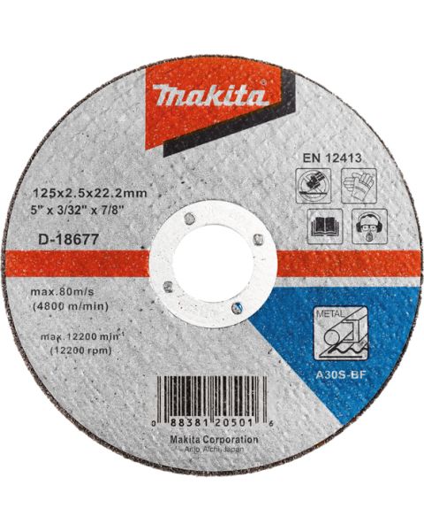 Makita Brusni disk sa presovanim centrom D-18568