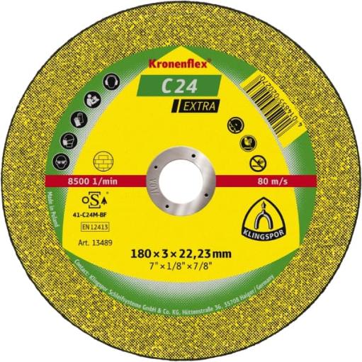 Klingspor C 24 Extra Kronenflex® rezna ploča, 188462, 115 mm