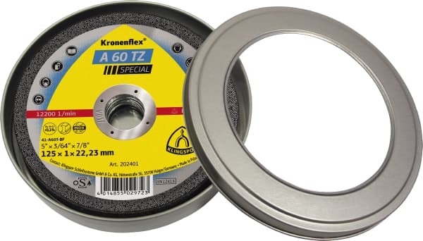 Klingspor A 60 TZ Special Kronenflex® rezna ploča, 310504, 125 mm