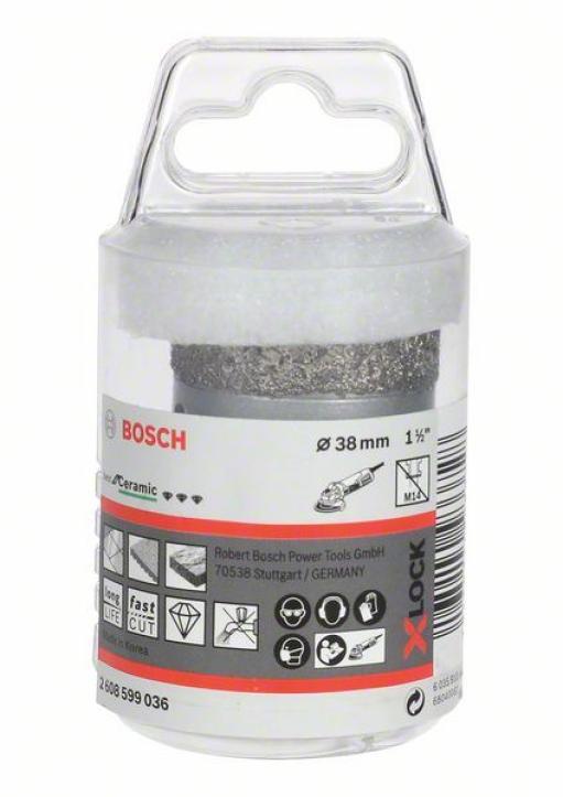 X-LOCK dijamantski sekač Best for Ceramic Dry Speed 38x35 Bosch 2608599036, 38 x 35 mm