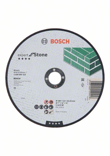 Rezna ploča ravna Expert for Stone Bosch 2608600323, C 24 R BF, 180 mm, 3,0 mm