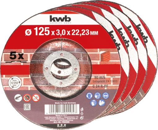 KWB 49792295 rezna ploča za beton 125 mm, 5 komada