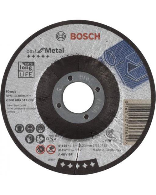 Bosch rezna ploča ispupčena Best for Metal A 46 V BF, 115 mm, 1,5 mm - 2608603517