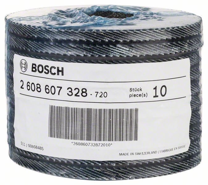 Lamelni brusni disk X571, Best for Metal Bosch 2608607328, Prečnik 125 mm; granulacija 80, ravni