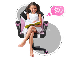 Huzaro Dečija Gaming stolica Ranger 1.0 Pink Mesh
