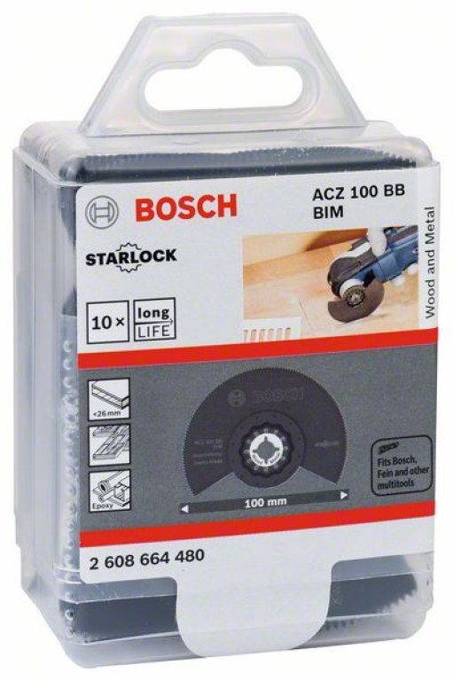 RB - 10kom ACZ 100 BB Bosch 2608664480, 100 mm