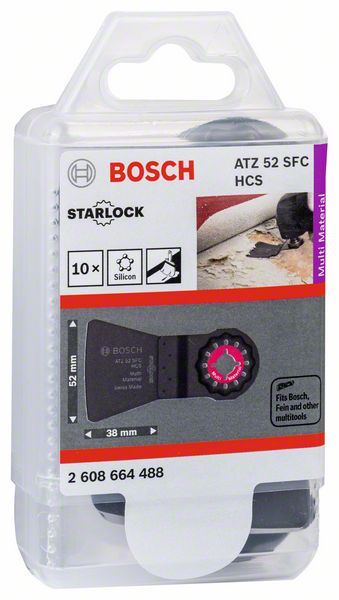 RB - 10kom ATZ 52 SFC Bosch 2608664488, 52 x 38 mm