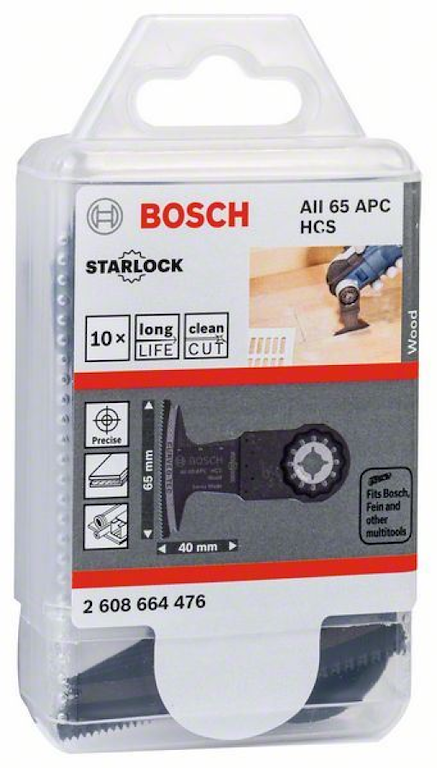 RB - 10kom AII 65 APC Bosch 2608664476, 40 x 65 mm