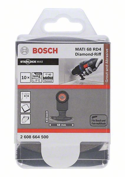 RB - 10kom MATI68 RD4 Bosch 2608664500, 68 x 30 mm