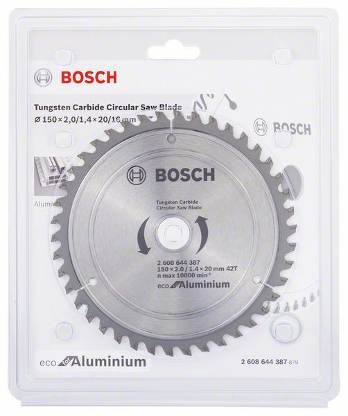 List kružne testere Eco for Aluminium Bosch 2608644387