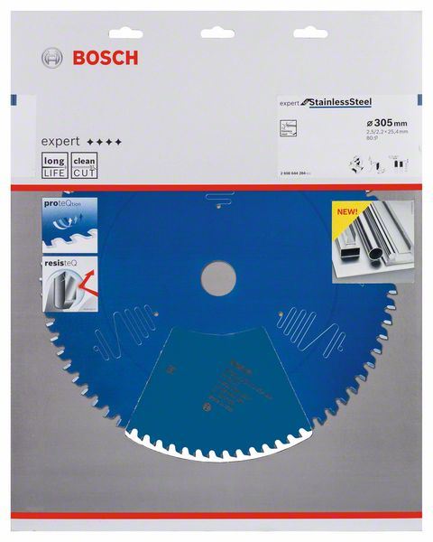 List kružne testere Expert for Stainless Steel Bosch 2608644284, 305 x 25,4 x 2,5 x 80