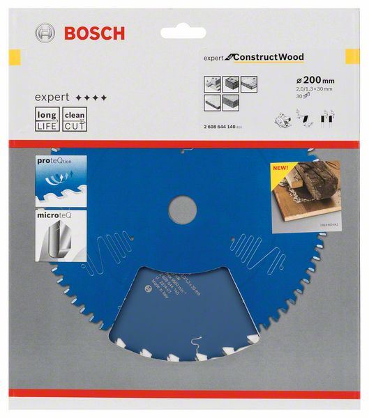 List kružne testere Expert for Construct Wood Bosch 2608644140, 200 x 30 x 2,0 mm, 30