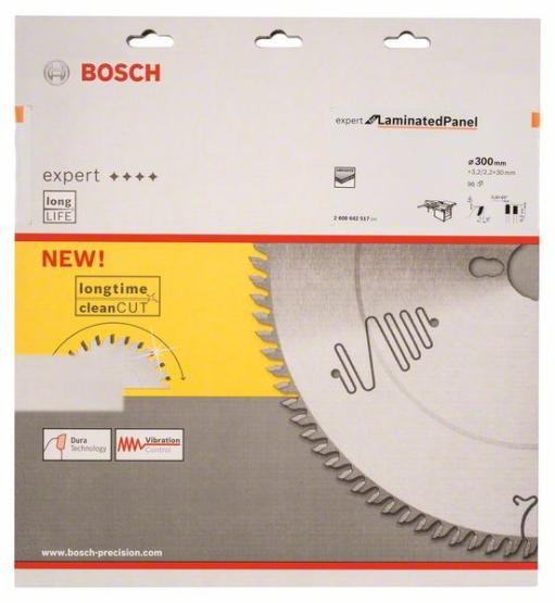 List kružne testere Expert for Laminated Panel Bosch 2608642517, 300 x 30 x 3,2 mm, 96