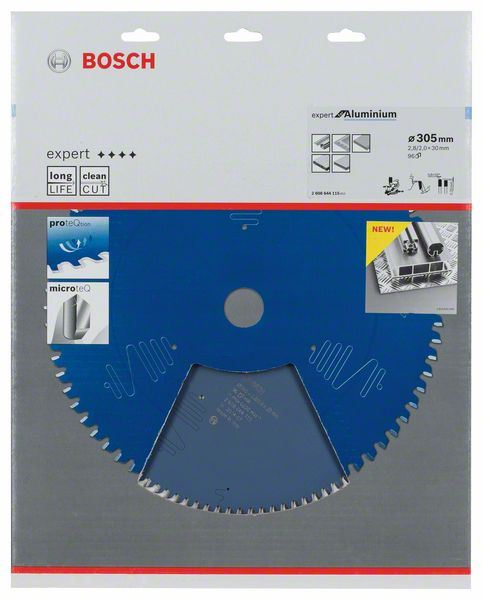 List kružne testere Expert for Aluminium Bosch 2608644115, 305 x 30 x 2,8 mm, 96