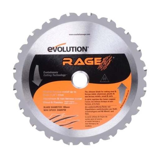 List testere za RAGE 185 mm - EVO185-MULTI, Evolution