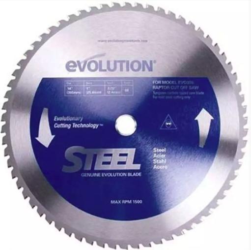 Evolution List testere za čelik 66 zubaca - EVO355-STEEL 355/25,4mm