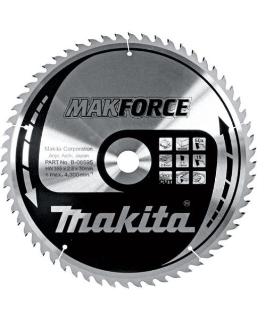 Makita List za testeru od tvrdog metala, MAKForce, sa 60 zubaca B-08595