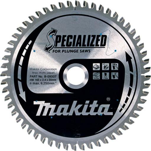 Makita List za testeru od tvrdog metala za ALUMINIJUM Ø160/20mm sa 60 zubaca B-09553