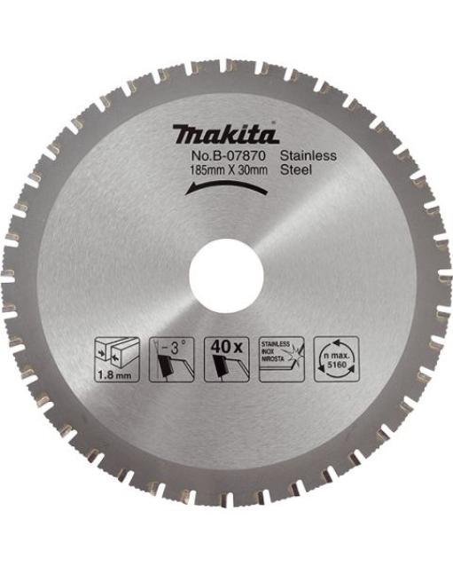 Makita List za testeru od tvrdog metala, Inox, sa 40 zubaca B-07870