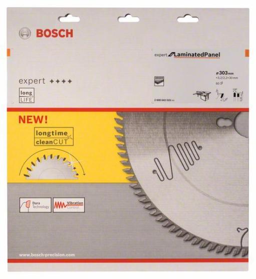 List kružne testere Expert for Laminated Panel 303 x 30 x 3,2 mm, 60 Bosch 2608642515, 303 x 30 x 3,2 mm, 60