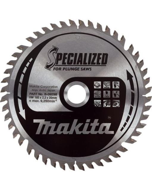 Makita List za testeru od tvrdog metala, sa 48 zubaca B-09298