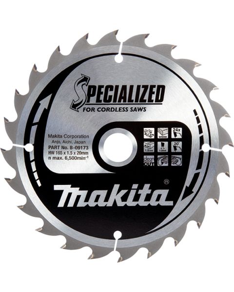 Makita List za testeru od tvrdog metala, sa 24 zubaca B-09173