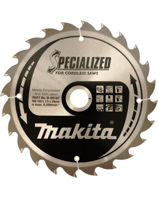 Makita List za testeru od tvrdog metala, sa 24 zubaca B-09167